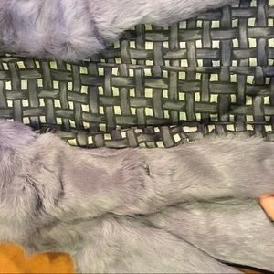 Jackets & Coats | Incredible Light Purple Crop Rabbit Fur Jacket | Poshmark